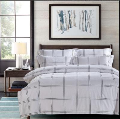 China 300tc Chinese ethische stijl gedrukte vierdelige katoenen beddengoed voor populair hotel Te koop