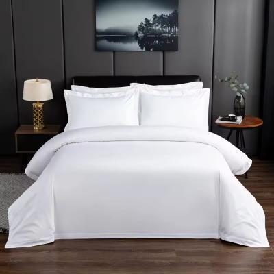 Cina 100% di cotone massello piatto piatto per l'hotel set di copertura di coperta personalizzato hotel set di biancheria da letto in vendita