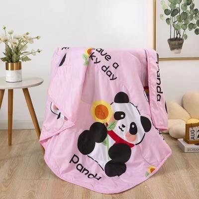 China Custom logo zomerdekens voor kinderen Cartoon prints Cotton materiaal Airconditioner Te koop