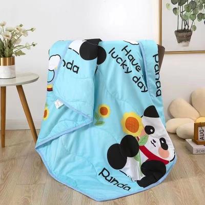 China Custom logo zomerdekens voor kinderen Cartoon prints Cotton materiaal Airconditioner Te koop