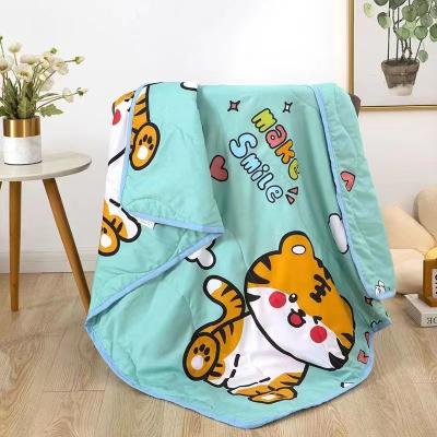 China Custom logo zomerdekens voor kinderen Cartoon prints Cotton materiaal Airconditioner Te koop