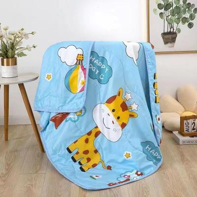 China Custom logo zomerdekens voor kinderen Cartoon prints Cotton materiaal Airconditioner Te koop