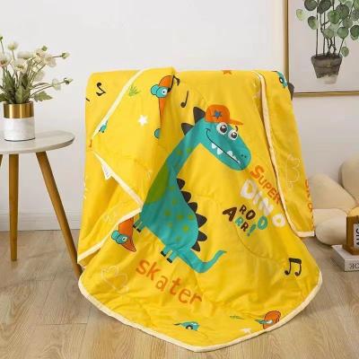 China Custom logo zomerdekens voor kinderen Cartoon prints Cotton materiaal Airconditioner Te koop