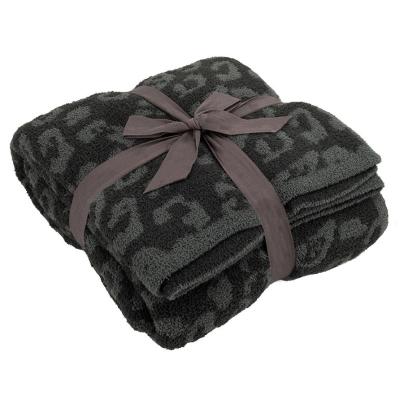 Cina Cotton Custom Copertina Modello Stampa Leopardo Stampa Confortevole Manica Sentimento Morbido Lancia Copertina in vendita