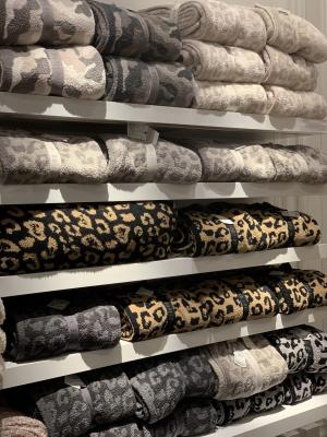 Cina Apparecchio per la casa Comodo tappeto a maglia con Leopard Zebra Stampato in 22 colori in vendita