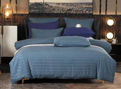 Cina Set multifunzionale di biancheria da letto a strisce in satinato al 100% in poliestere per la casa o l'hotel in vendita