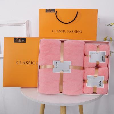 Cina Disegni di stampa personalizzati Asciugamano da bagno in cotone puro in tre pezzi in forma rettangolare in vendita