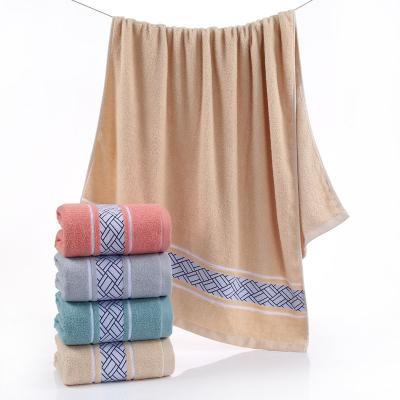 Cina Disegni personalizzati asciugamano a supporto tutto il cotone assorbente unisex grande taglia in vendita