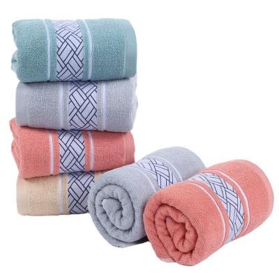 Cina Disegni personalizzati asciugamano a supporto tutto il cotone assorbente unisex grande taglia in vendita