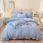 Cina Set di biancheria da letto 100% cotone per tutte le stagioni con tende e coperte di lusso in cotone egiziano in vendita