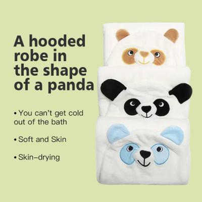 China Gebreide baby baddoek met aangepast logo en schattig olifantenprint ontwerp Te koop