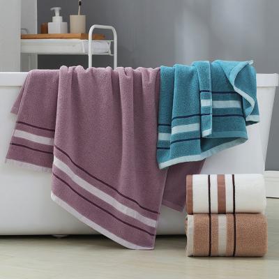 Cina Bagno di cotone con asciugamano rotto 32 fili morbidi e assorbenti con logo ricamato in vendita
