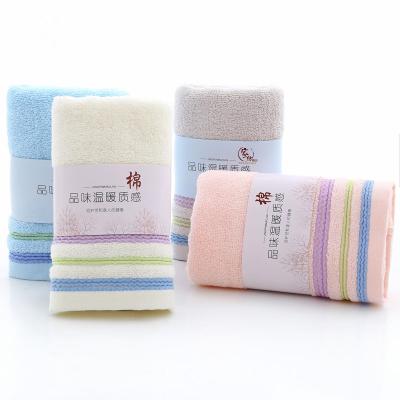 中国 100% 綿 多彩ドビー タオルセット 柔らかい吸着剤の浴体験 販売のため