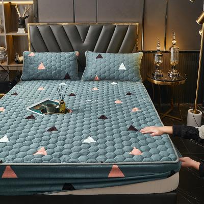 China Warm luxe beddengoed set 3 stuks melk fluweel bedspread coverlet met aangepaste kleur Te koop