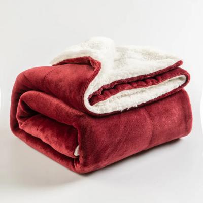 Cina Tricotto morbido 130*110cm copertura di poliestere reversibile Microplush colore personalizzato Plush throw in vendita