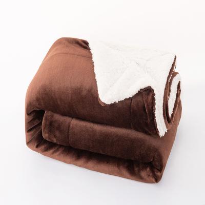 Cina Tricotto morbido 130*110cm copertura di poliestere reversibile Microplush colore personalizzato Plush throw in vendita