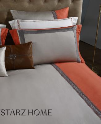 China Hotel beddengoed set 100% katoen 4pcs platte beddengoed en dekbed voor full size bed Te koop