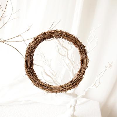 Cina Festa finestra e porta appesi Rattan Ring Artifi per 35cm corone di vite naturali in vendita