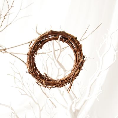 Cina Festa finestra e porta appesi Rattan Ring Artifi per 35cm corone di vite naturali in vendita