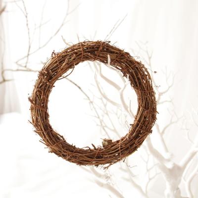 Cina Festa finestra e porta appesi Rattan Ring Artifi per 35cm corone di vite naturali in vendita