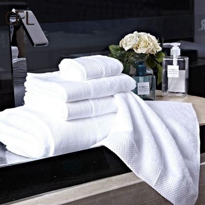 Китай Luxury 100% Cotton White Bath Hand Face Towel Set with Custom Embroidery Logo 70*140cm (Любовь к одежде) продается