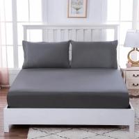 China Super King Size Solid Microfiber Bedding Sheets Set with Woven Fabric and OEM Service for sale