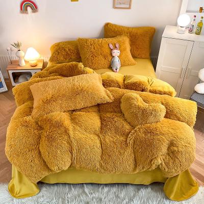 中国 年齢層 成人 子供 生?? 色 冬用ベッドレインネック用 シンプル 染色 デュベットカバーセット 販売のため