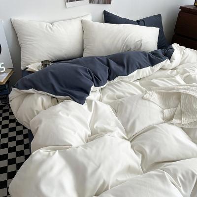 Cina Stampa reattiva 4 pezzi Set di biancheria da letto in poliestere con 2 cuscinetti con cerniera in vendita