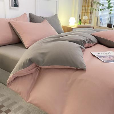 Cina Stampa reattiva 4 pezzi Set di biancheria da letto in poliestere con 2 cuscinetti con cerniera in vendita