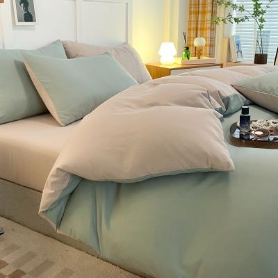 Cina Stampa reattiva 4 pezzi Set di biancheria da letto in poliestere con 2 cuscinetti con cerniera in vendita