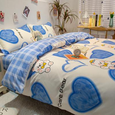 中国 ホテルの4枚セット ベッドルーム 豪華 デュベットカバー コンフォート ベッドシーツと2Pcs枕ケース 販売のため