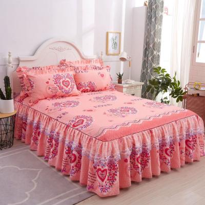 Cina Stoffa per gonna da letto con tessuto in poliestere al 100% e resistenza al colore secondo gli standard nazionali in vendita