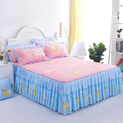 Cina Stoffa per gonna da letto con tessuto in poliestere al 100% e resistenza al colore secondo gli standard nazionali in vendita