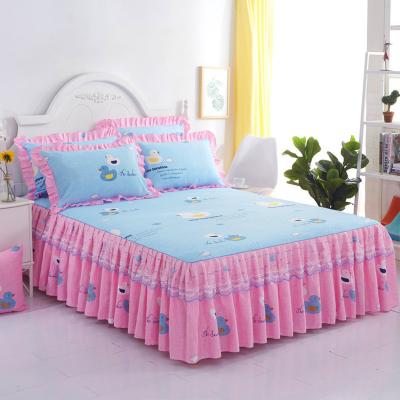 Cina Stoffa per gonna da letto con tessuto in poliestere al 100% e resistenza al colore secondo gli standard nazionali in vendita