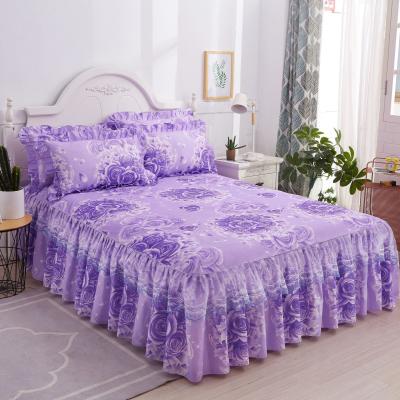 Cina Stoffa per gonna da letto con tessuto in poliestere al 100% e resistenza al colore secondo gli standard nazionali in vendita