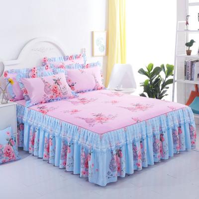 Cina Stoffa per gonna da letto con tessuto in poliestere al 100% e resistenza al colore secondo gli standard nazionali in vendita
