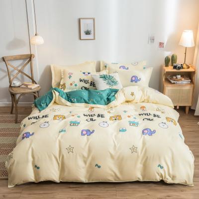 Cina Stampa Reattiva Luxury 4pcs Set Lettiera per Personalizzazione Single Double Queen King Size in vendita