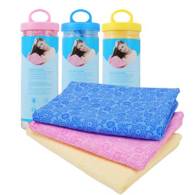 Cina Asciuga veloce asciugato blu chiaro 3D PVA asciugamano per facile sbiadire rughe e multifunzionale bagno massaggio dei capelli in vendita
