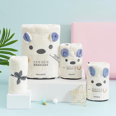 Cina Set di asciugamani da bagno a 4 pezzi per asciugatura rapida e bagno di lusso in vendita