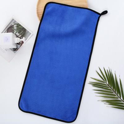 Cina Tappeto di pulizia auto spessore di peluche personalizzato 40x40 asciugamani colorati per auto con microfibra di bordo in vendita