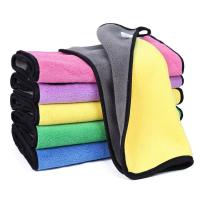 China Customizable Rectangle Kitchen Towel Absorbent and Non-Shedding Microfiber Material for sale