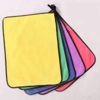 China Customizable Rectangle Kitchen Towel Absorbent and Non-Shedding Microfiber Material for sale