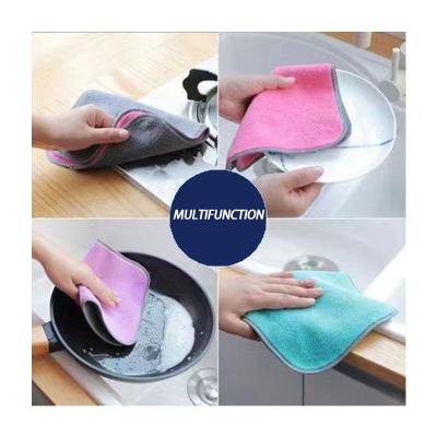 Cina Materiale di microfibra assorbente e non versante per asciugamani di cucina rettangolari personalizzabili in vendita