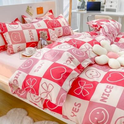 Cina Set di biancheria da letto per coperte di stile attraente e alla moda con densità di tessuto anti-acari di polvere 173*118 in vendita