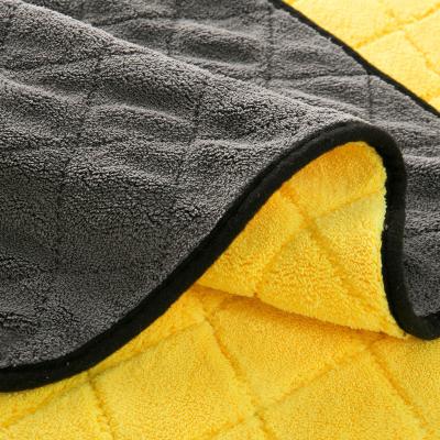 Cina Asciugamano auto Asciugamano finestrino Super morbido Non-lint Corallino Fleece per Home Hotel Spa in vendita