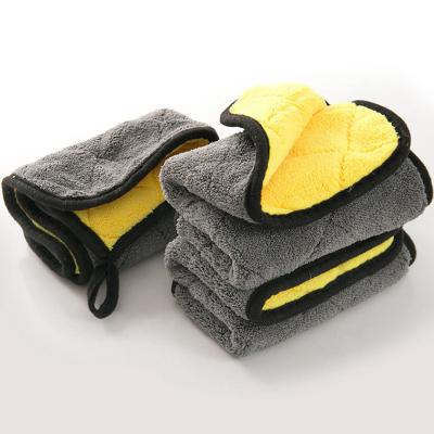 Cina Asciugamano auto Asciugamano finestrino Super morbido Non-lint Corallino Fleece per Home Hotel Spa in vendita