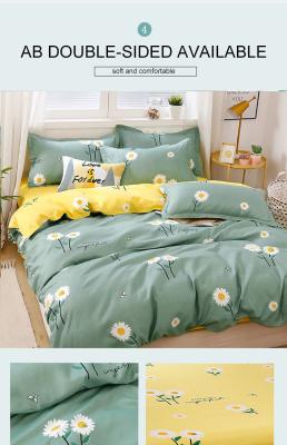 Cina Set di comodini personalizzati Set di lenzuola adatto alla pelle Set di biancheria da letto King Size Set di biancheria da letto designer in vendita