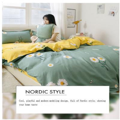 Cina Set di comodini personalizzati Set di lenzuola adatto alla pelle Set di biancheria da letto King Size Set di biancheria da letto designer in vendita