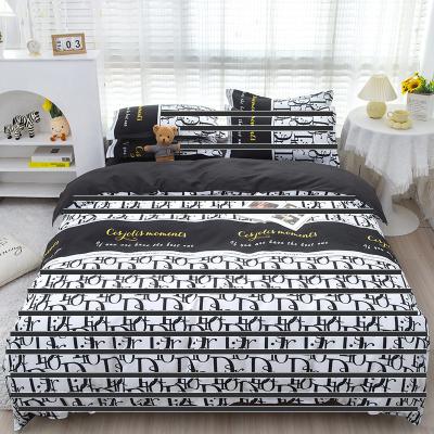 Cina 40S Fabric Count 200TC Thread Count Super King Set di biancheria da letto stampata Disegni di copertura di lusso in vendita