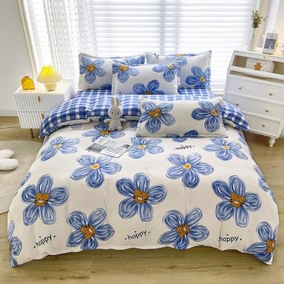 Cina 40S Fabric Count 200TC Thread Count Super King Set di biancheria da letto stampata Disegni di copertura di lusso in vendita
